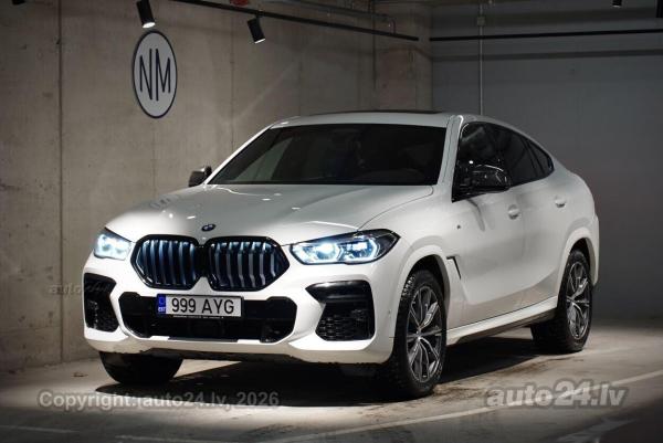 White BMW X6 2022 in Tallinn, with an engine capacity of 3.00 L and mileage of 81 thousand km for 64990 €, photo 3 on AUTOMOTO.COM.LV