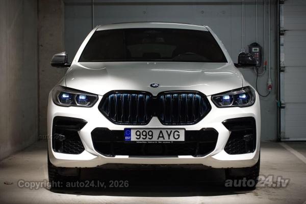 White BMW X6 2022 in Tallinn, with an engine capacity of 3.00 L and mileage of 81 thousand km for 64990 €, photo 5 on AUTOMOTO.COM.LV