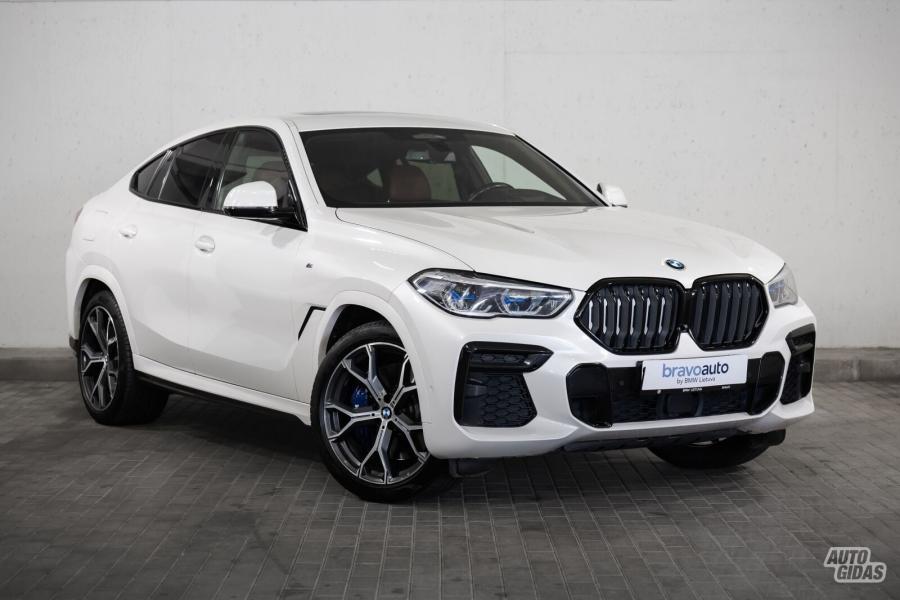 Balts BMW X6 2022 Viļņa, ar dzinēja tilpumu 3.00 L un nobraukumu 107 tūkst. km par 58491 €, foto 4 vietnē AUTOMOTO.COM.LV