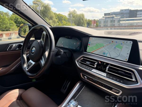 БМВ Х6 2022 в Рига на AUTOMOTO.COM.LV Белый БМВ Х6 2022 в Рига, объемом двигателя 3.00 л и пробегом 90 тыс. км за 55000 €, фото 9 на AUTOMOTO.COM.LV