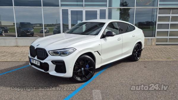 White BMW X6 2022 in Tallinn, with an engine capacity of 3.00 L and mileage of 66 thousand km for 56900 €, photo 1 on AUTOMOTO.COM.LV