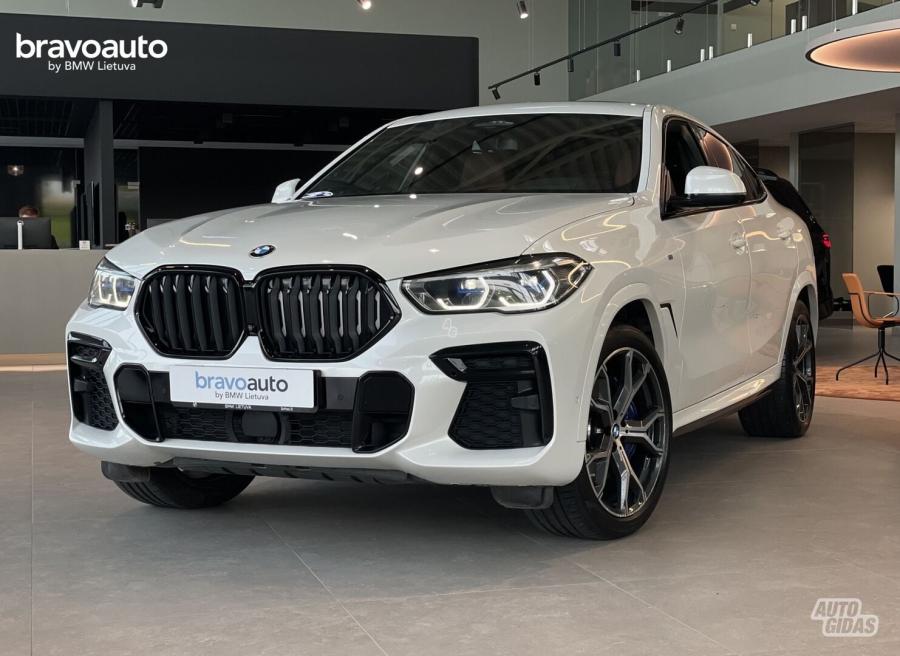 Balts BMW X6 2022 Klaipėda, ar dzinēja tilpumu 3.00 L un nobraukumu 107 tūkst. km par 57493 €, foto 1 vietnē AUTOMOTO.COM.LV