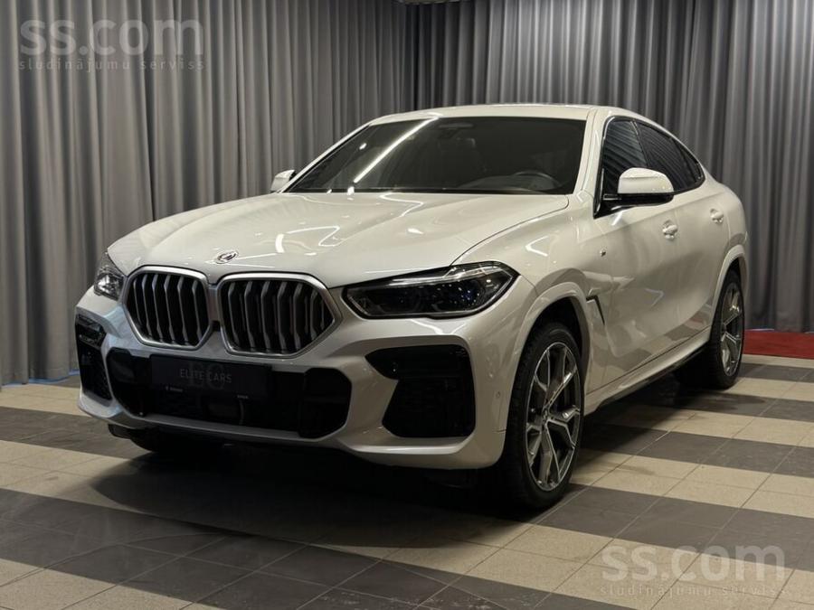 Balts BMW X6 2023 Rīga, ar dzinēja tilpumu 3.00 L un nobraukumu 52 tūkst. km par 69990 €, foto 1 vietnē AUTOMOTO.COM.LV