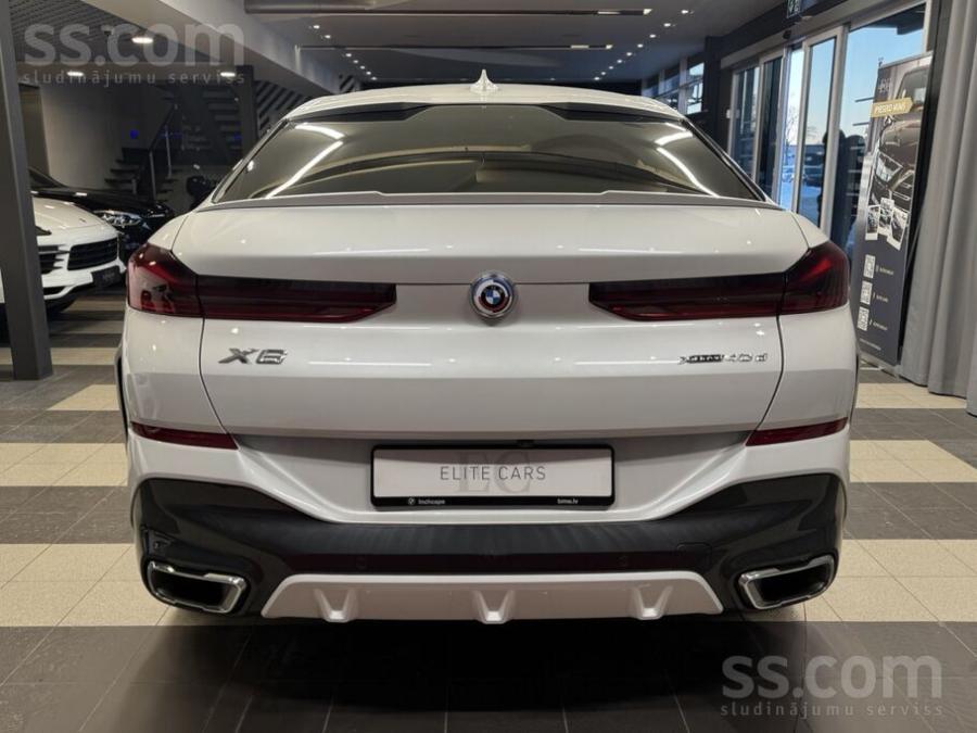 Balts BMW X6 2023 Rīga, ar dzinēja tilpumu 3.00 L un nobraukumu 52 tūkst. km par 69990 €, foto 5 vietnē AUTOMOTO.COM.LV