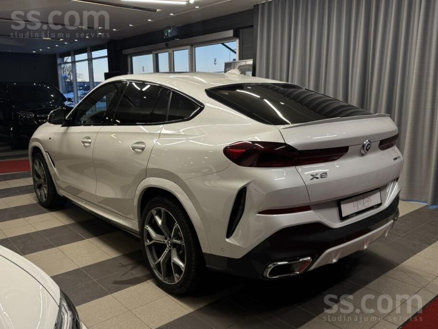 Balts BMW X6 2023 Rīga, ar dzinēja tilpumu 3.00 L un nobraukumu 52 tūkst. km par 69990 €, foto 6 vietnē AUTOMOTO.COM.LV