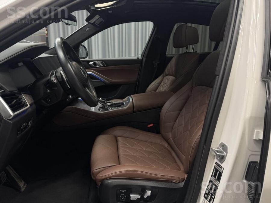 Balts BMW X6 2023 Rīga, ar dzinēja tilpumu 3.00 L un nobraukumu 52 tūkst. km par 69990 €, foto 10 vietnē AUTOMOTO.COM.LV