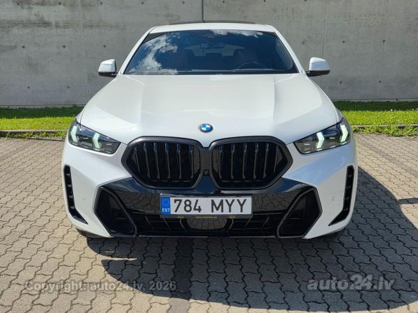 White BMW X6 2023 in Viljandi, with an engine capacity of 3.00 L and mileage of 33 thousand km for 69999 €, photo 6 on AUTOMOTO.COM.LV