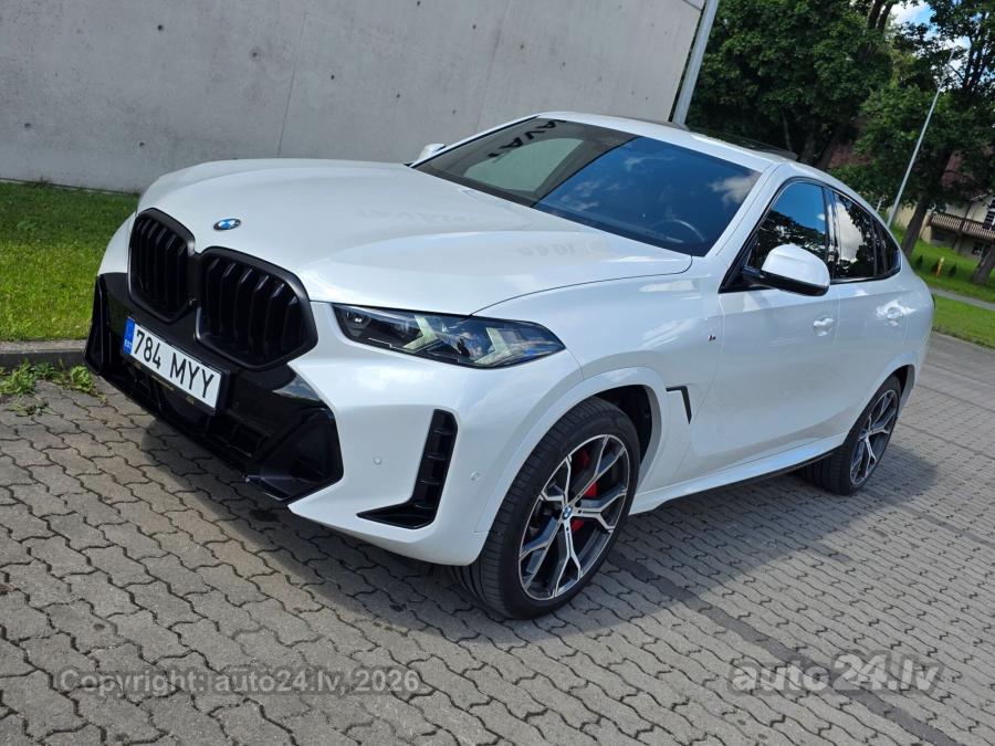 White BMW X6 2023 in Viljandi, with an engine capacity of 3.00 L and mileage of 33 thousand km for 69999 €, photo 9 on AUTOMOTO.COM.LV