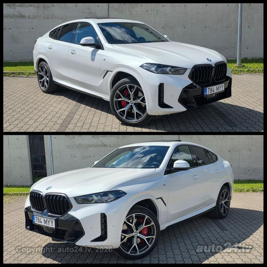 White BMW X6 2023 in Viljandi, with an engine capacity of 3.00 L and mileage of 33 thousand km for 69999 €, photo 20 on AUTOMOTO.COM.LV