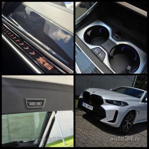 White BMW X6 2023 in Viljandi, with an engine capacity of 3.00 L and mileage of 33 thousand km for 69999 €, photo 26 on AUTOMOTO.COM.LV