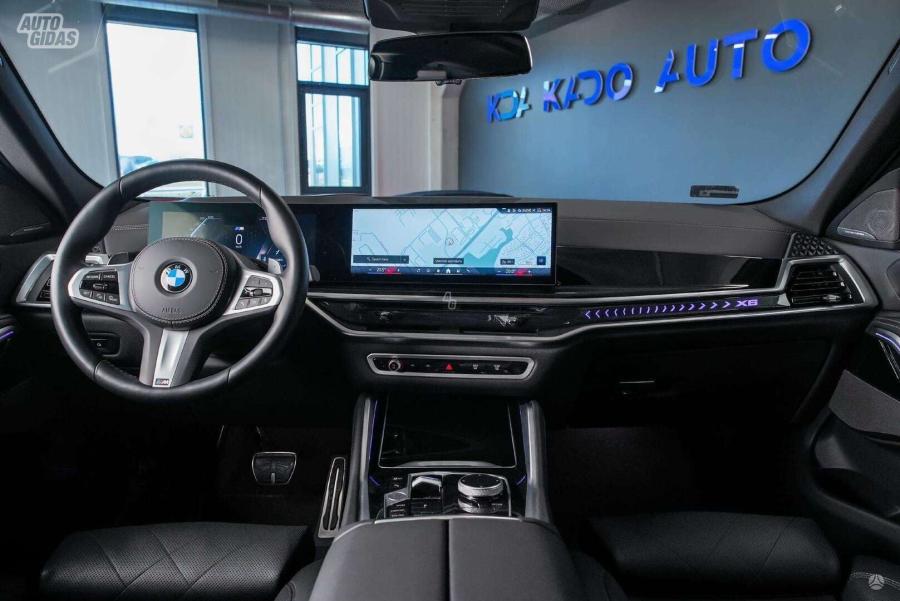 Balts BMW X6 2025 Marijampole, ar dzinēja tilpumu 3.00 L un nobraukumu 20 tūkst. km par 87450 €, foto 17 vietnē AUTOMOTO.COM.LV