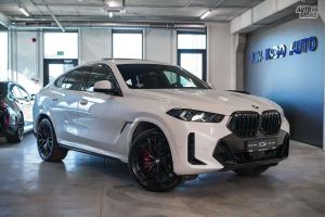 White BMW X6 2025 in Marijampole, with an engine capacity of 3.00 L and mileage of 20 thousand km for 82450 €, photo  on AUTOMOTO.COM.LV