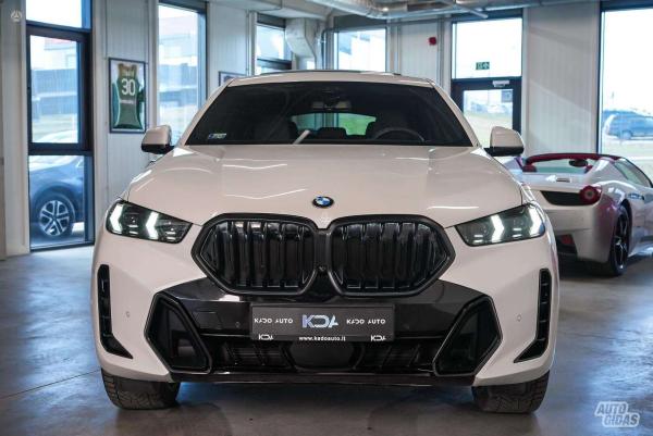 White BMW X6 2025 in Marijampole, with an engine capacity of 3.00 L and mileage of 20 thousand km for 82450 €, photo 3 on AUTOMOTO.COM.LV