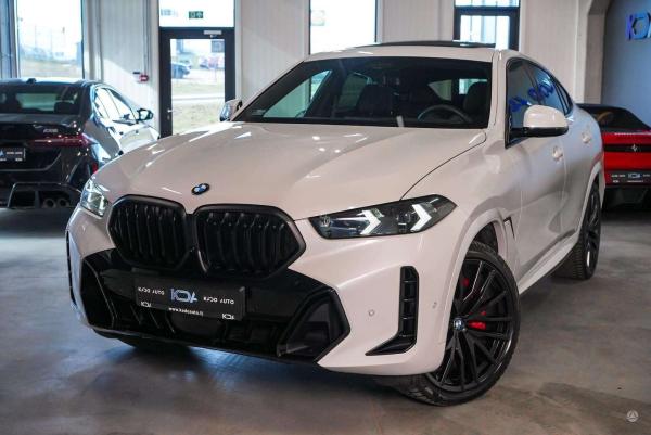 White BMW X6 2025 in Marijampole, with an engine capacity of 3.00 L and mileage of 20 thousand km for 82450 €, photo 4 on AUTOMOTO.COM.LV