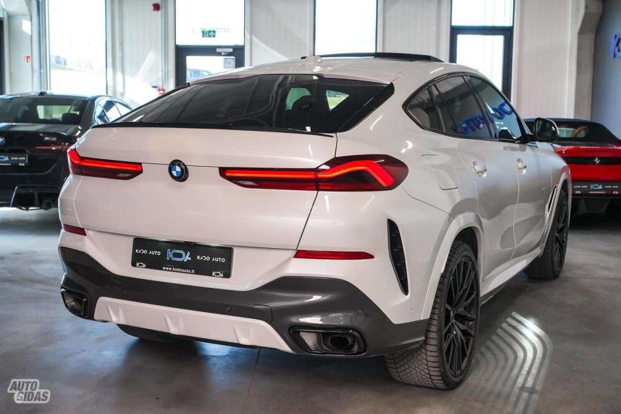 White BMW X6 2025 in Marijampole, with an engine capacity of 3.00 L and mileage of 20 thousand km for 82450 €, photo 14 on AUTOMOTO.COM.LV
