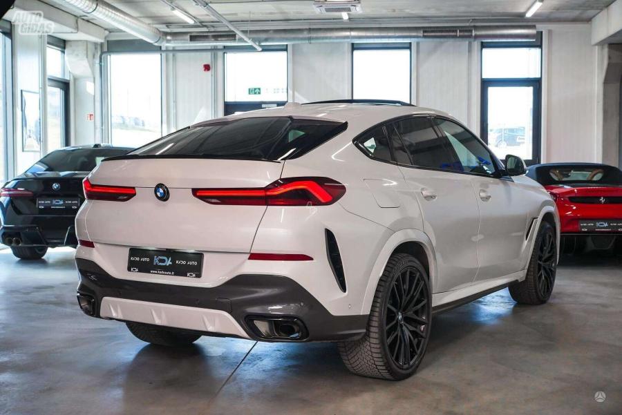 White BMW X6 2025 in Marijampole, with an engine capacity of 3.00 L and mileage of 20 thousand km for 82450 €, photo 15 on AUTOMOTO.COM.LV