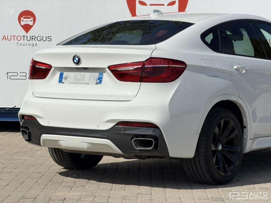 Balts BMW X6 2015 Tauragė, ar dzinēja tilpumu 3.00 L un nobraukumu 221 tūkst. km par 19900 €, foto 8 vietnē AUTOMOTO.COM.LV