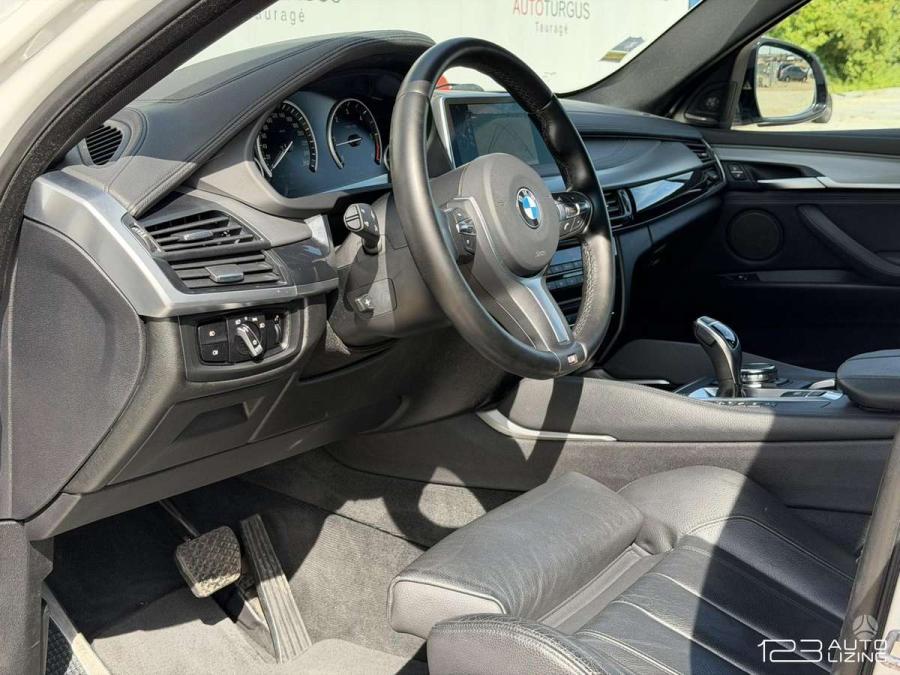 Balts BMW X6 2015 Tauragė, ar dzinēja tilpumu 3.00 L un nobraukumu 221 tūkst. km par 19900 €, foto 11 vietnē AUTOMOTO.COM.LV