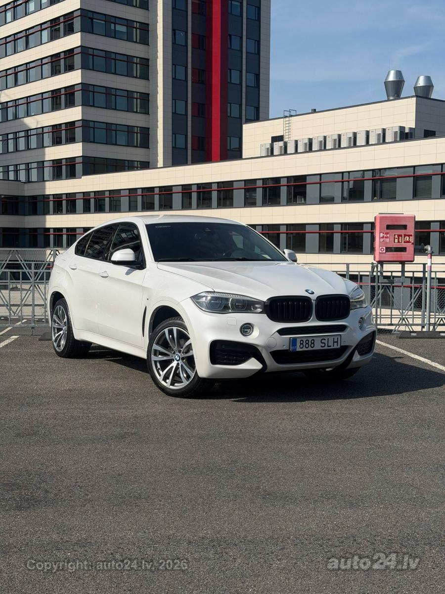 White BMW X6 2016 in Tallinn, with an engine capacity of 3.00 L and mileage of 230 thousand km for 24862 €, photo 3 on AUTOMOTO.COM.LV