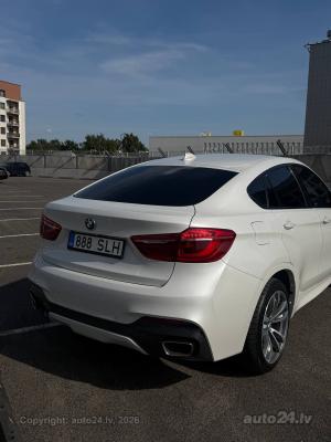 White BMW X6 2016 in Tallinn, with an engine capacity of 3.00 L and mileage of 230 thousand km for 24862 €, photo 4 on AUTOMOTO.COM.LV