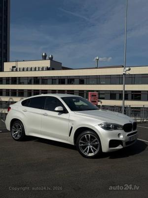 White BMW X6 2016 in Tallinn, with an engine capacity of 3.00 L and mileage of 230 thousand km for 24862 €, photo 8 on AUTOMOTO.COM.LV