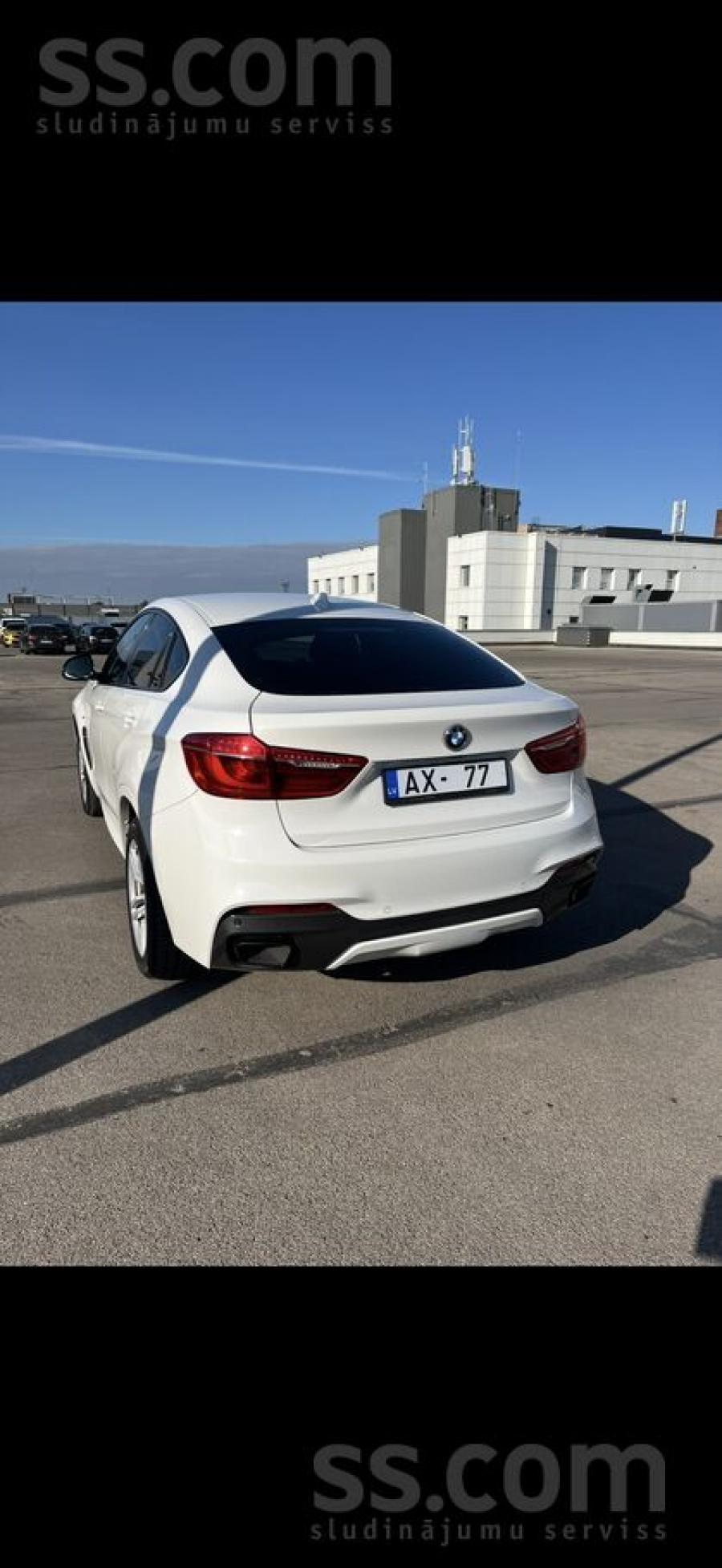 Balts BMW X6 2017 Rīga, ar dzinēja tilpumu 3.00 L un nobraukumu 98 tūkst. km par 33500 €, foto 3 vietnē AUTOMOTO.COM.LV