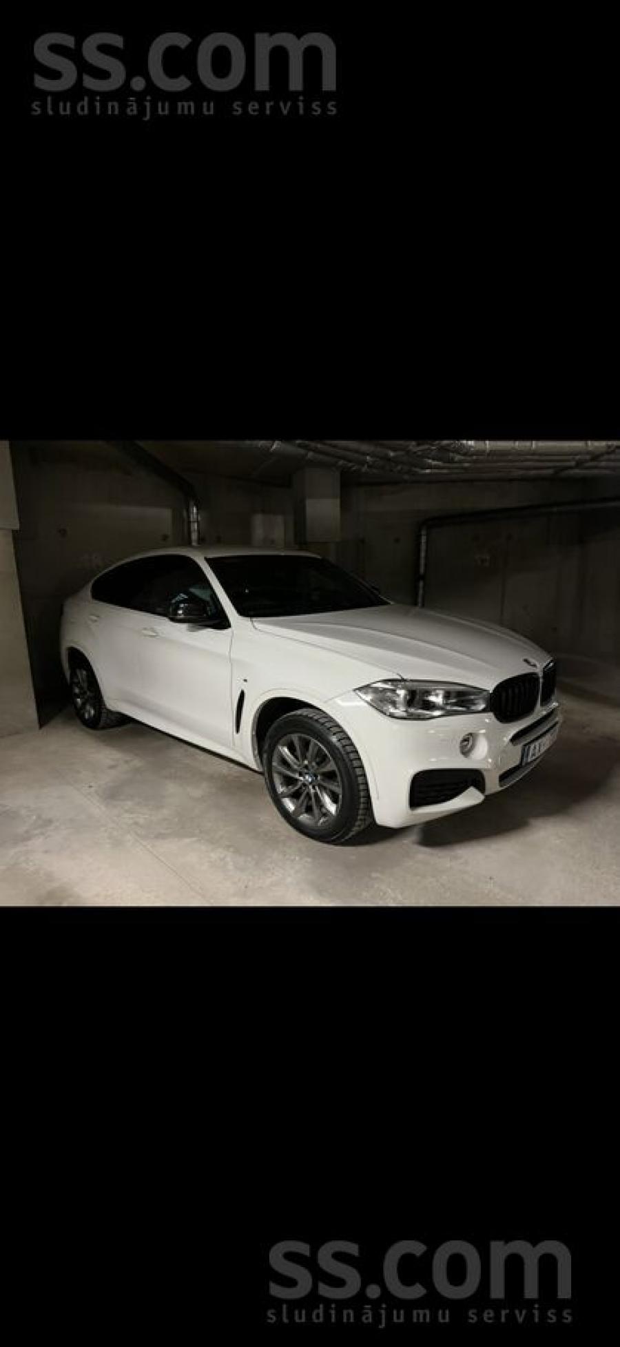 Balts BMW X6 2017 Rīga, ar dzinēja tilpumu 3.00 L un nobraukumu 98 tūkst. km par 33500 €, foto 6 vietnē AUTOMOTO.COM.LV