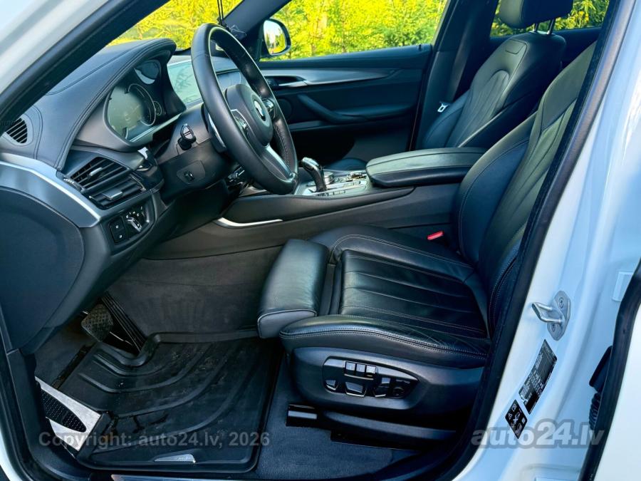 White BMW X6 2018 in Tallinn, with an engine capacity of 3.00 L and mileage of 120 thousand km for 32999 €, photo 11 on AUTOMOTO.COM.LV