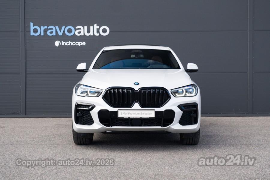 White BMW X6 2022 in Tartu, with an engine capacity of 3.00 L and mileage of 66 thousand km for 69900 €, photo 3 on AUTOMOTO.COM.LV