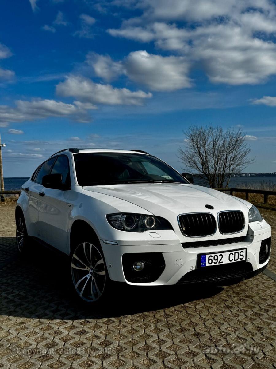 White BMW X6 2012 in Tallinn, with an engine capacity of 3.00 L and mileage of 305 thousand km for 11990 €, photo 1 on AUTOMOTO.COM.LV