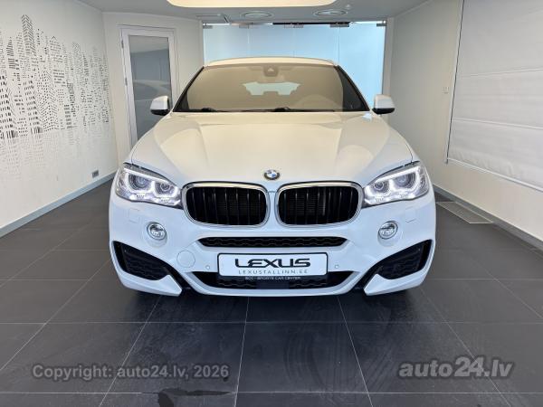 White BMW X6 2017 in Tallinn, with an engine capacity of 3.00 L and mileage of 132 thousand km for 32320 €, photo 4 on AUTOMOTO.COM.LV