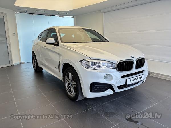 White BMW X6 2017 in Tallinn, with an engine capacity of 3.00 L and mileage of 132 thousand km for 32320 €, photo 5 on AUTOMOTO.COM.LV