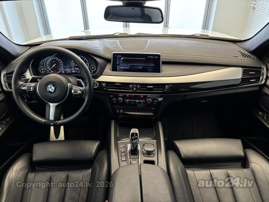 White BMW X6 2017 in Tallinn, with an engine capacity of 3.00 L and mileage of 132 thousand km for 32320 €, photo 14 on AUTOMOTO.COM.LV