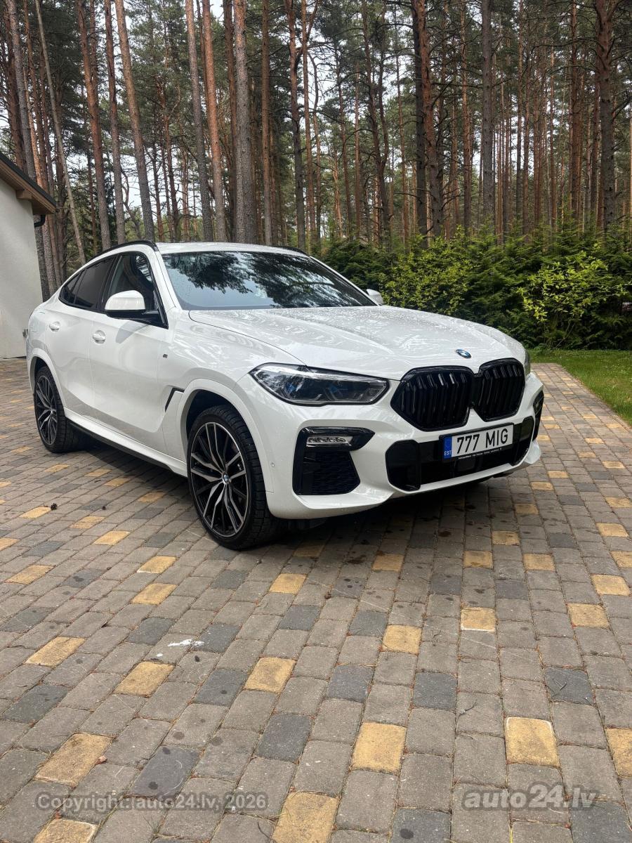 Balts BMW X6 2021 Tallina, ar dzinēja tilpumu 3.00 L un nobraukumu 84 tūkst. km par 62500 €, foto 1 vietnē AUTOMOTO.COM.LV