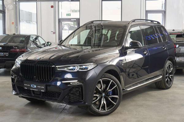 Black BMW X7 2019 in Kaunas, with an engine capacity of 2.99 L and mileage of 191 thousand km for 48950 €, photo 3 on AUTOMOTO.COM.LV
