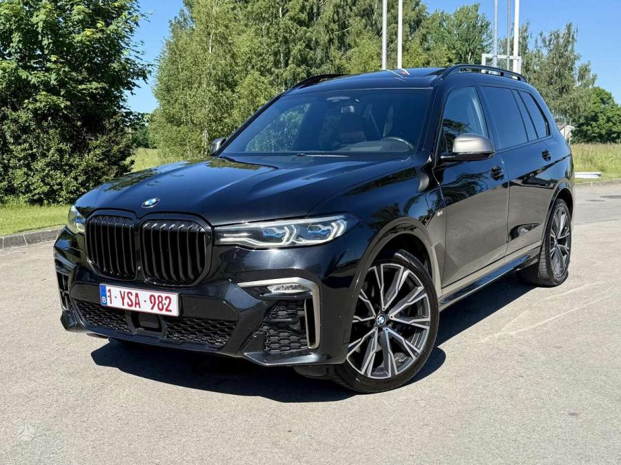 Черный БМВ X7 2019 в Таураге, объемом двигателя 2.99 л и пробегом 190 тыс. км за 41999 €, фото 1 на AUTOMOTO.COM.LV