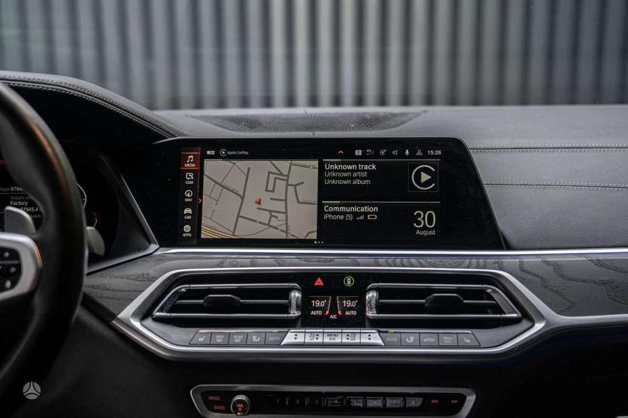 Черный БМВ X7 2019 в Вильнюс, объемом двигателя 3.00 л и пробегом 151 тыс. км за 49000 €, фото 19 на AUTOMOTO.COM.LV