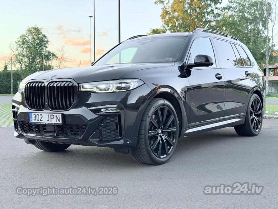 Черный БМВ X7 2019 в Таллин, объемом двигателя 3.00 л и пробегом 187 тыс. км за 52900 €, фото 1 на AUTOMOTO.COM.LV