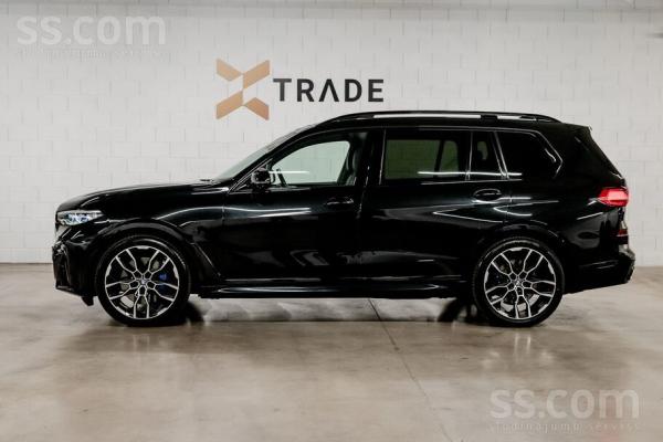 Black BMW X7 2019 in Tallinn, with an engine capacity of 3.00 L and mileage of 157 thousand km for 48000 €, photo 5 on AUTOMOTO.COM.LV