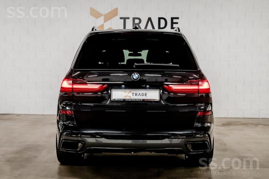 Black BMW X7 2019 in Tallinn, with an engine capacity of 3.00 L and mileage of 157 thousand km for 48000 €, photo 8 on AUTOMOTO.COM.LV