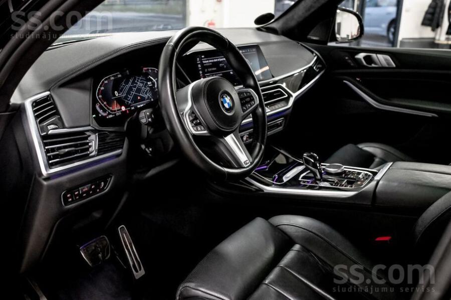 Black BMW X7 2019 in Tallinn, with an engine capacity of 3.00 L and mileage of 157 thousand km for 48000 €, photo 17 on AUTOMOTO.COM.LV