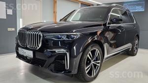 Black BMW X7 2019 in Tallinn, with an engine capacity of 3.00 L and mileage of 67 thousand km for 69995 €, photo 3 on AUTOMOTO.COM.LV