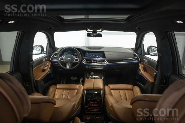 Melns BMW X7 2020 Tukums, ar dzinēja tilpumu 3.00 L un nobraukumu 0 tūkst. km par 63500 €, foto 10 vietnē AUTOMOTO.COM.LV