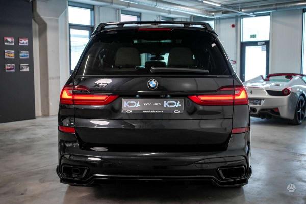 Black BMW X7 2020 in Kaunas, with an engine capacity of 2.99 L and mileage of 179 thousand km for 54950 €, photo 10 on AUTOMOTO.COM.LV