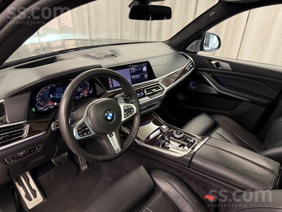 Melns BMW X7 2020 Rīga, ar dzinēja tilpumu 3.00 L un nobraukumu 129 tūkst. km par 54990 €, foto 8 vietnē AUTOMOTO.COM.LV
