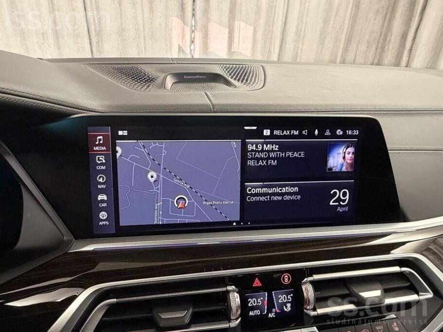 Melns BMW X7 2020 Rīga, ar dzinēja tilpumu 3.00 L un nobraukumu 129 tūkst. km par 54990 €, foto 13 vietnē AUTOMOTO.COM.LV