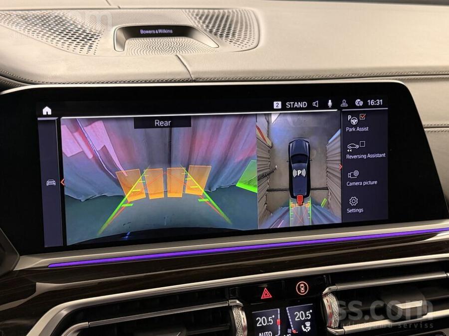 Melns BMW X7 2020 Rīga, ar dzinēja tilpumu 3.00 L un nobraukumu 129 tūkst. km par 54990 €, foto 20 vietnē AUTOMOTO.COM.LV