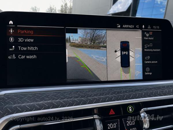 Black BMW X7 2020 in Tallinn, with an engine capacity of 3.00 L and mileage of 99 thousand km for 63500 €, photo 6 on AUTOMOTO.COM.LV