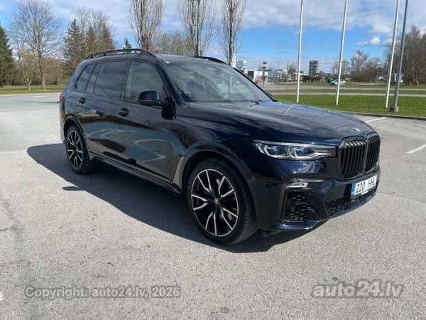 Black BMW X7 2020 in Tallinn, with an engine capacity of 3.00 L and mileage of 99 thousand km for 63500 €, photo 9 on AUTOMOTO.COM.LV
