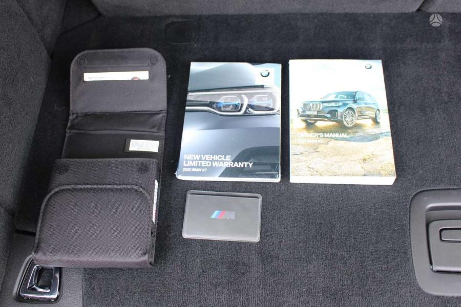 Черный БМВ X7 2020 в Вильнюс, объемом двигателя 4.40 л и пробегом 79 тыс. км за 57000 €, фото 19 на AUTOMOTO.COM.LV